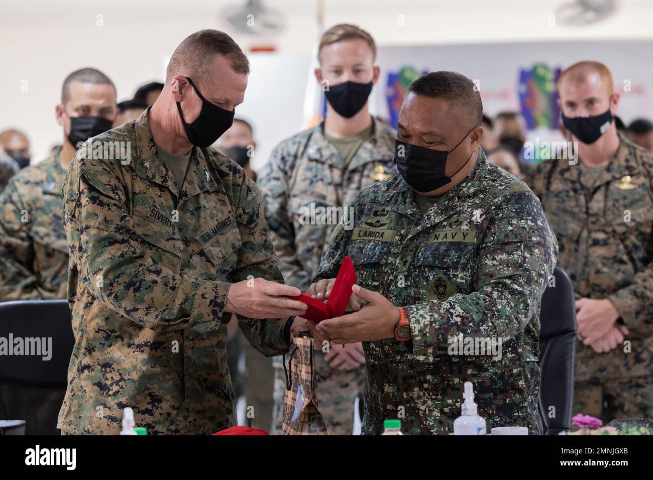 U S Marine Corps Col Thomas M Siverts Commanding Officer 11th