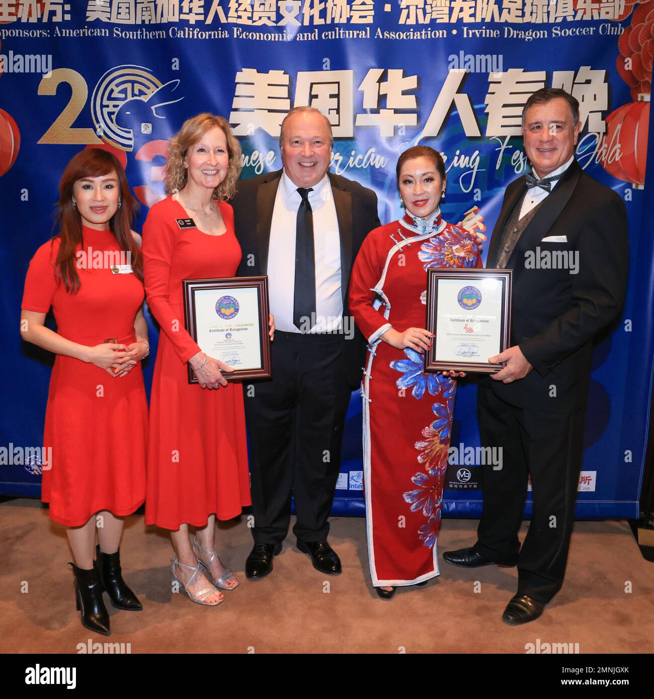 Irvine, California, USA. 28th January, 2023. Saga Conroy, Community Outreach Director, Orange ...