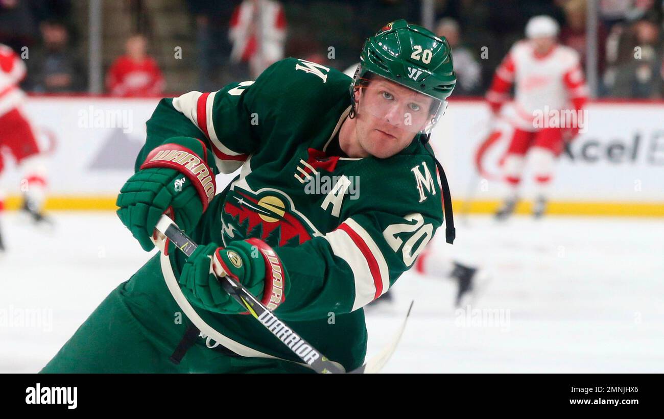 FILE - In this March 4, 2018, file photo, Minnesota Wild's Ryan Suter ...