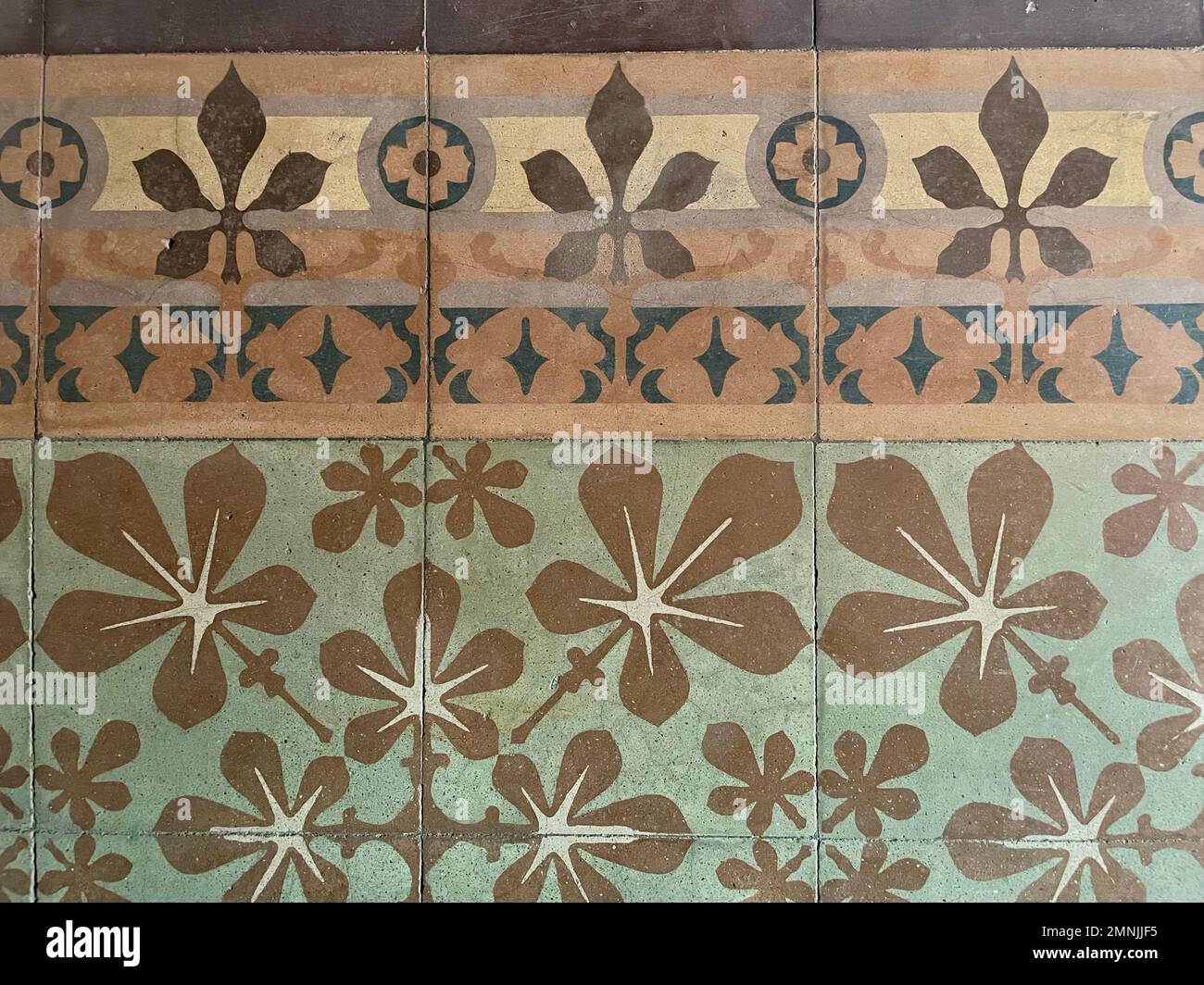 Vintage ceramic floor tiles hi-res stock photography and images - Alamy