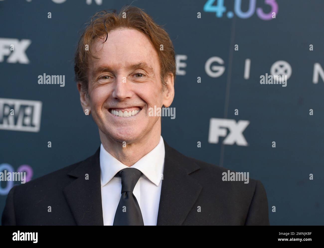 Bill Sienkiewicz arrives at the premiere of "Legion" season two at the ...