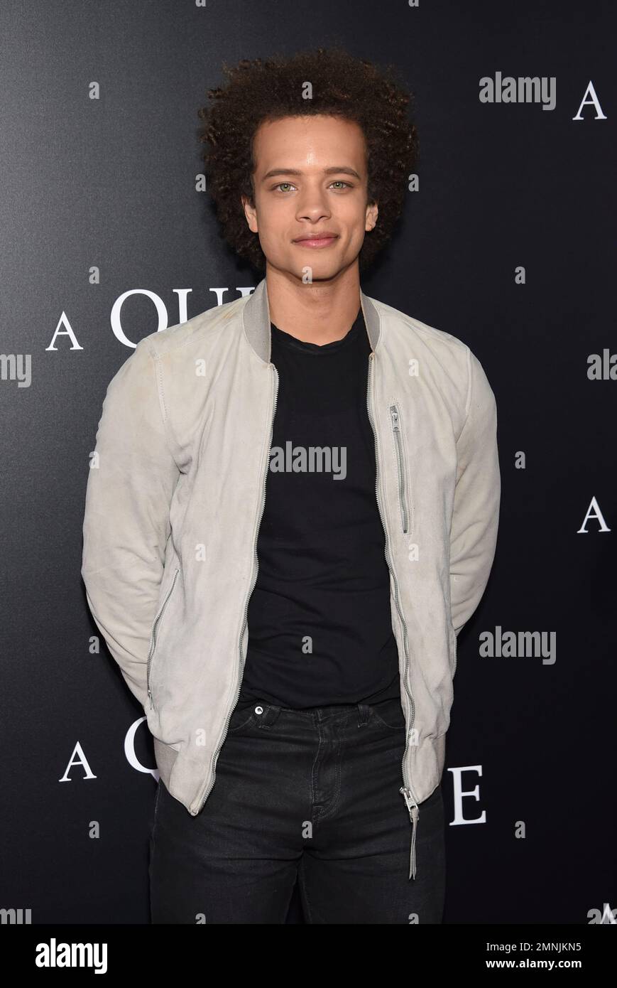 Damon J. Gillespie attends the premiere of "A Quiet Place" at AMC Loews ...