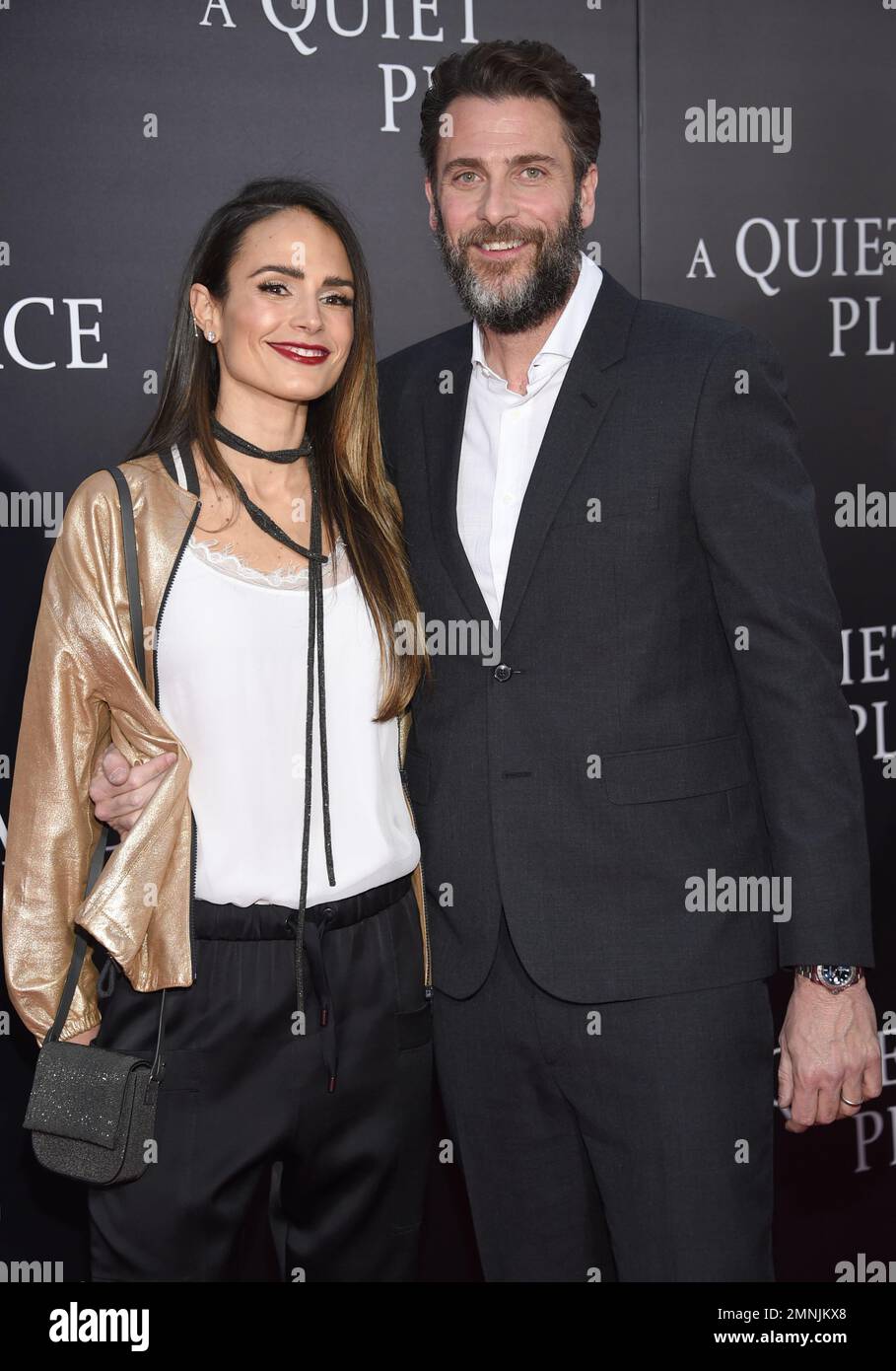 Jordana Brewster, left, and producer Andrew Form attend the premiere of ...