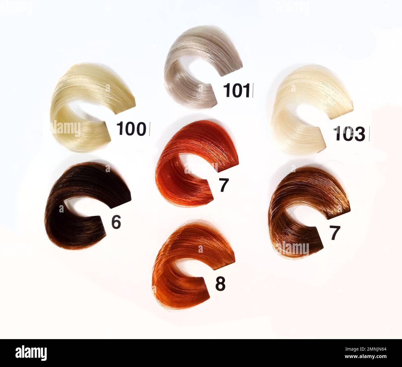 A cropped view of various haircolor swatches Stock Photo - Alamy A cropped view of various haircolor swatches Stock Photo - Alamy