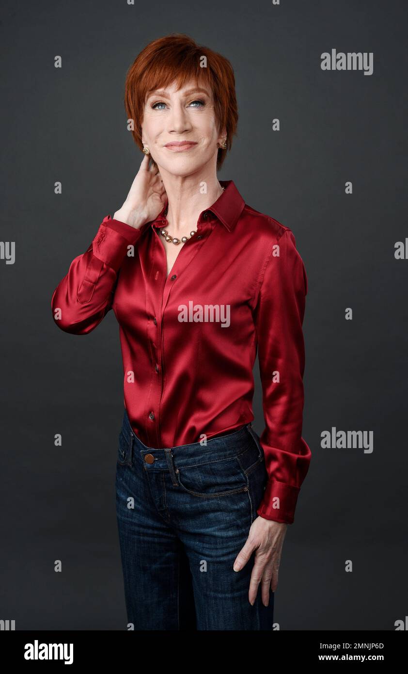 In this March 22, 2018 photo, comedian Kathy Griffin poses for a ...