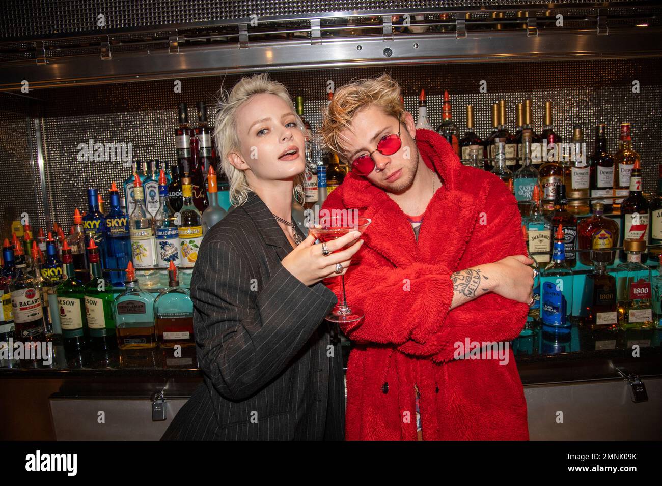 Milkie Way, Sam Matlock of Wargasm pose on board the Carnival Magic ...