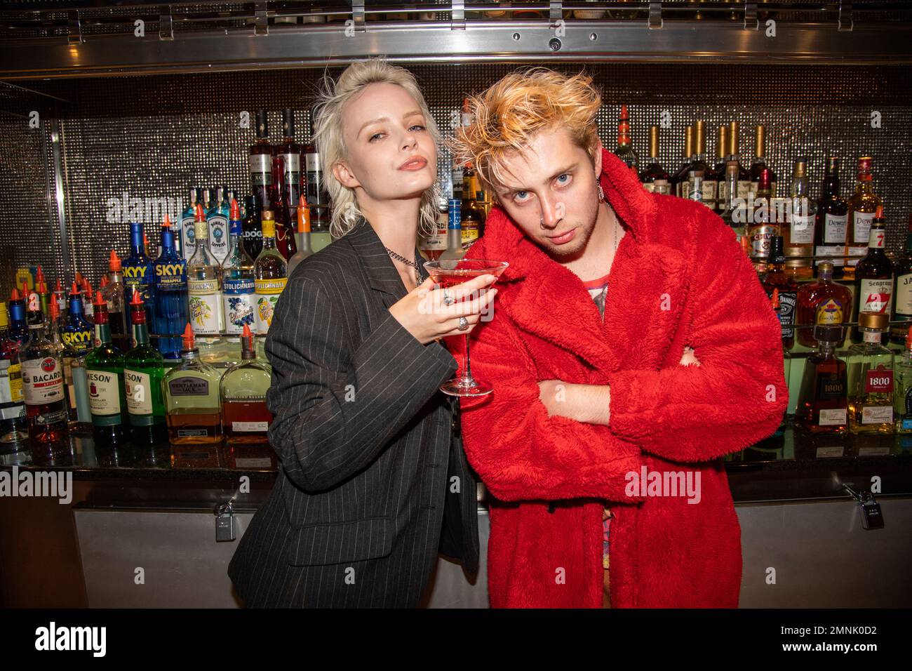 Milkie Way, Sam Matlock of Wargasm pose on board the Carnival Magic ...