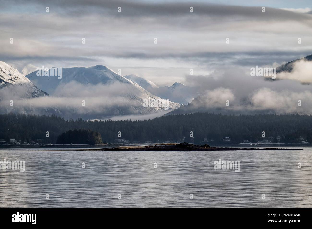 Auke Bay and Douglas Island, Juneau, Alaska Stock Photo - Alamy