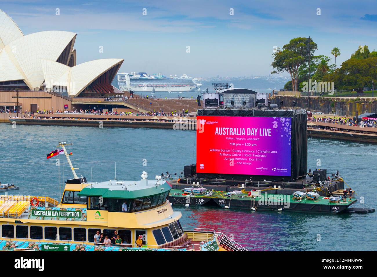 Australia Day activities and festivities on Sydney Harbour on 26 ...