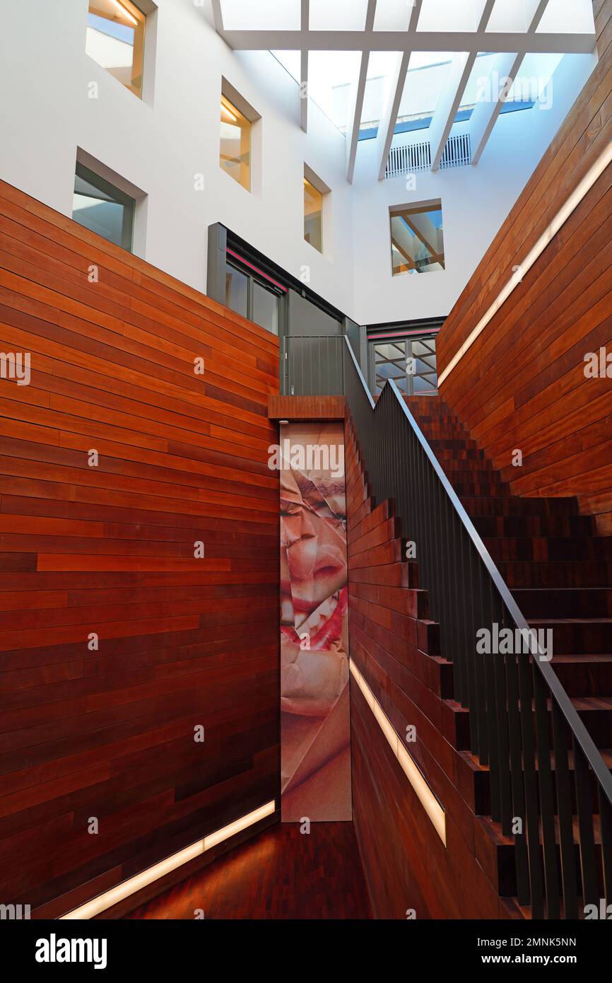 ANTWERP, BELGIUM –18 OCT 2022- View of the MOMU Mode Museum, the ...