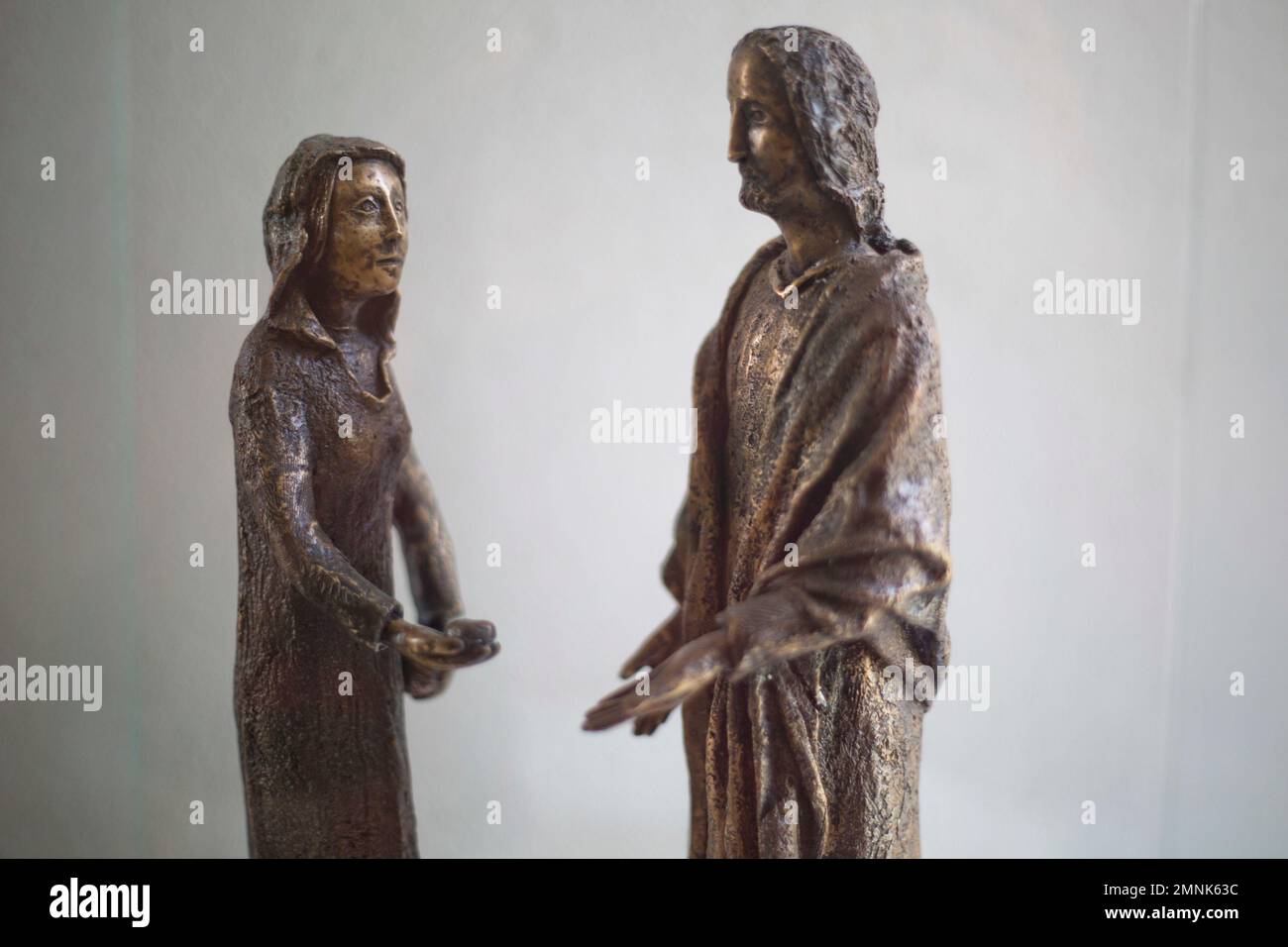In this Tuesday, March 27, 2018 photo, a sculpture of Mary Magdalene ...