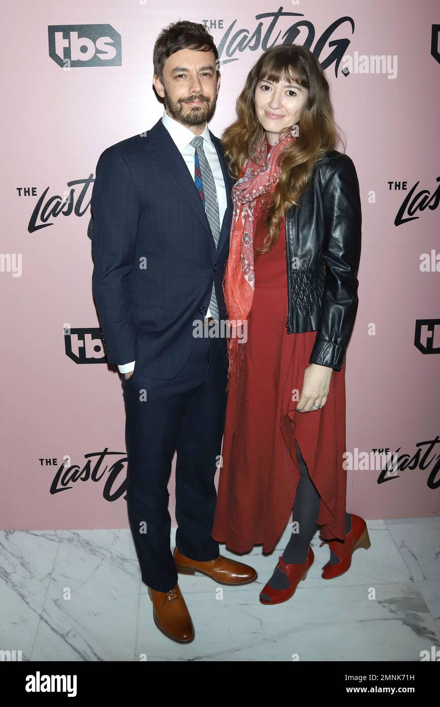 Jorma Taccone, left, and Marielle Heller attend the premiere of "The ...