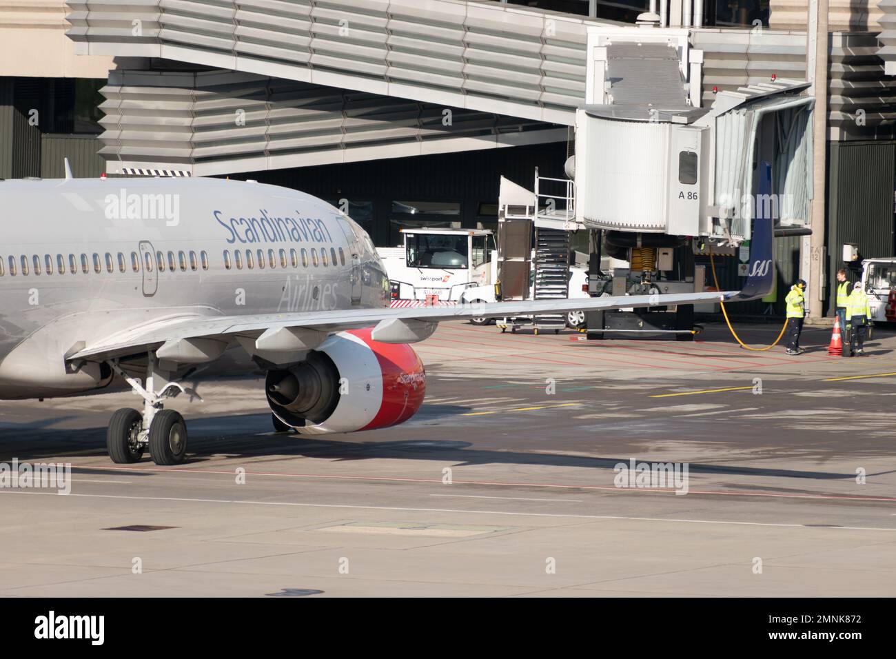 Zurich, Switzerland, January 19, 2023 SAS Scandinavian airlines Boeing ...