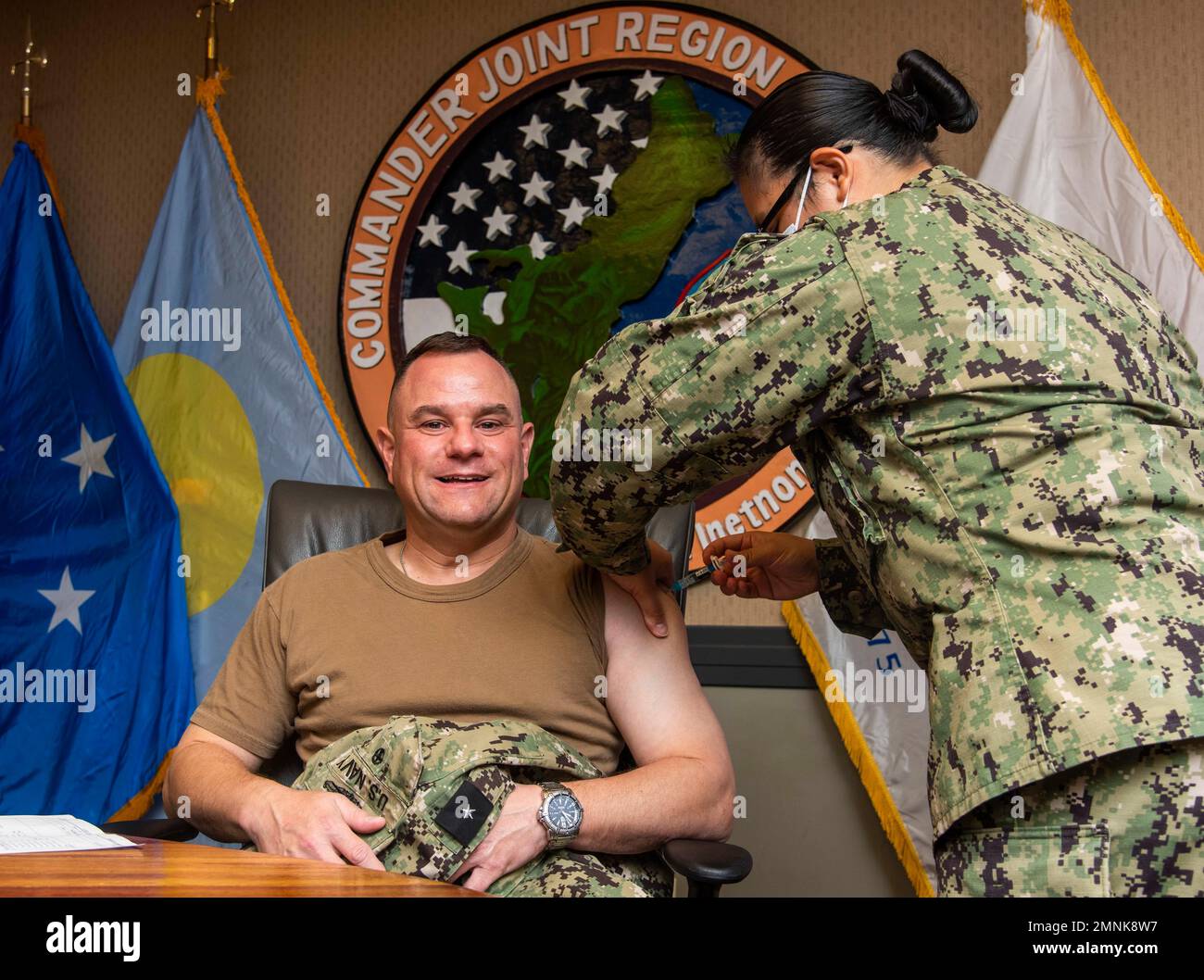 ASAN, Guam (Oct. 3, 2022) - Joint Region Marianas (JRM) Commander Rear ...