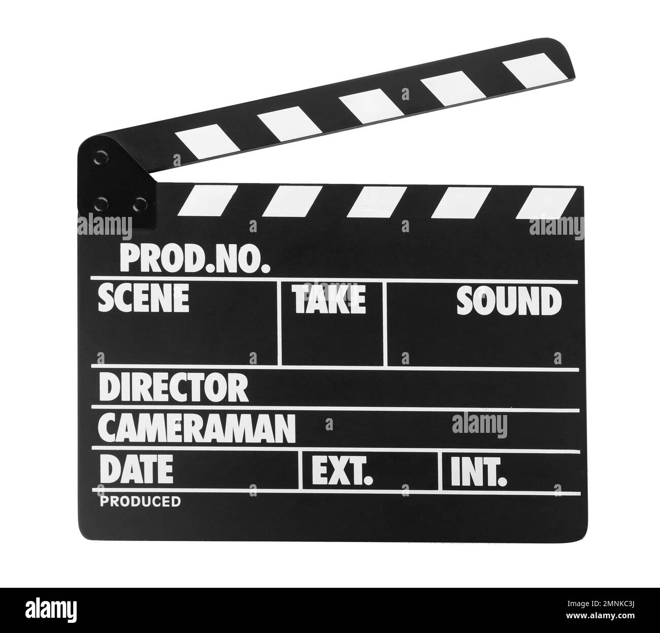 Movie clapper board filmmaking Black and White Stock Photos & Images ...