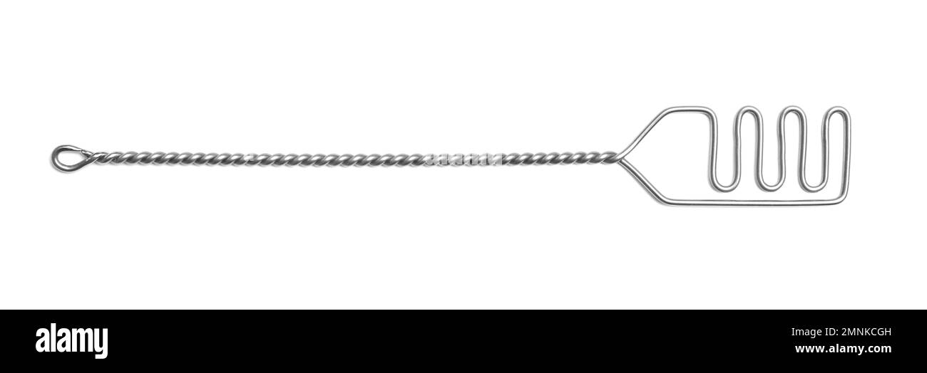 Logopedic probe for speech therapy isolated on white, top view Stock ...