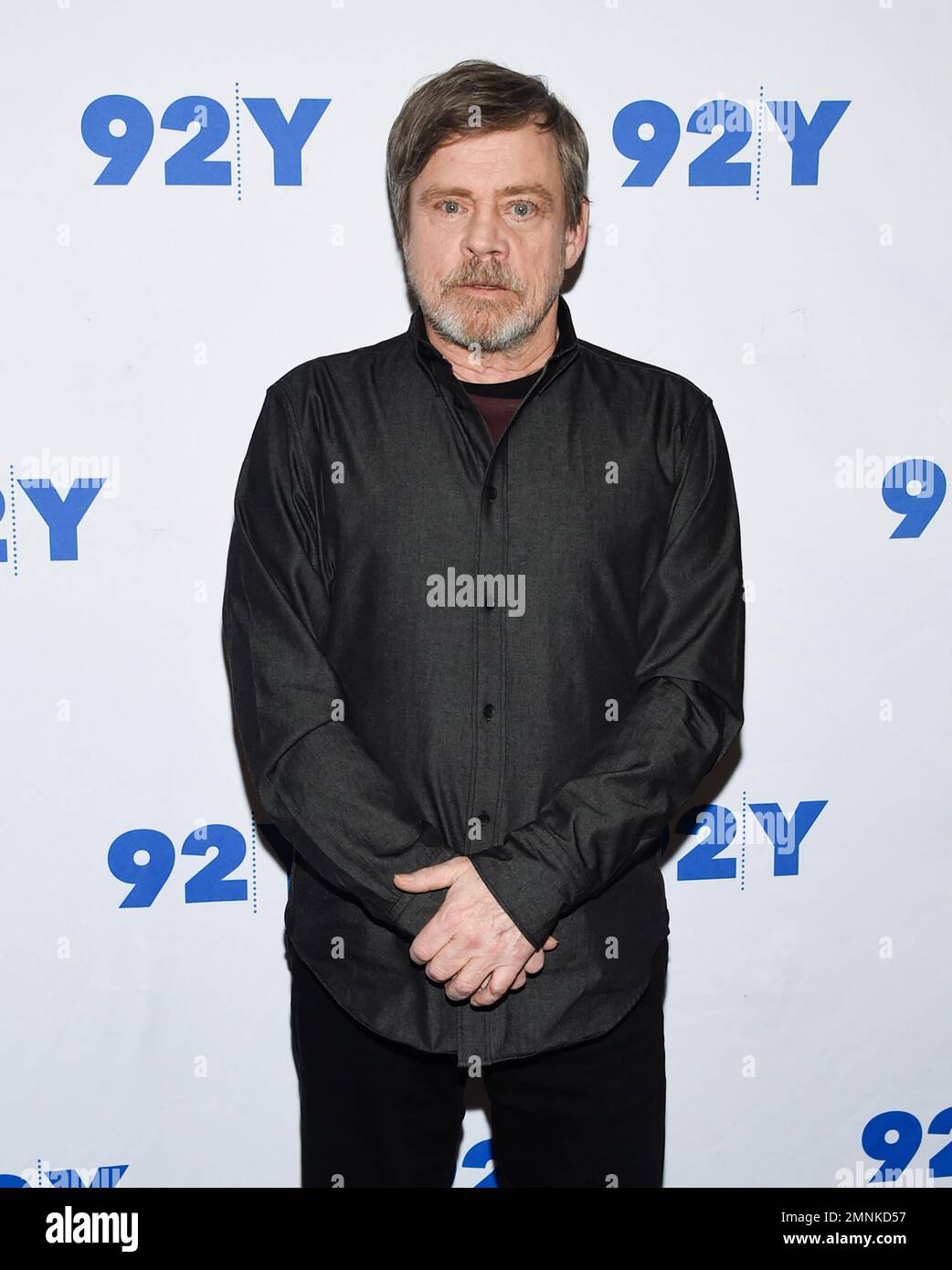 Actor Mark Hamill poses backstage before his talk with Frank Oz at 92Y ...