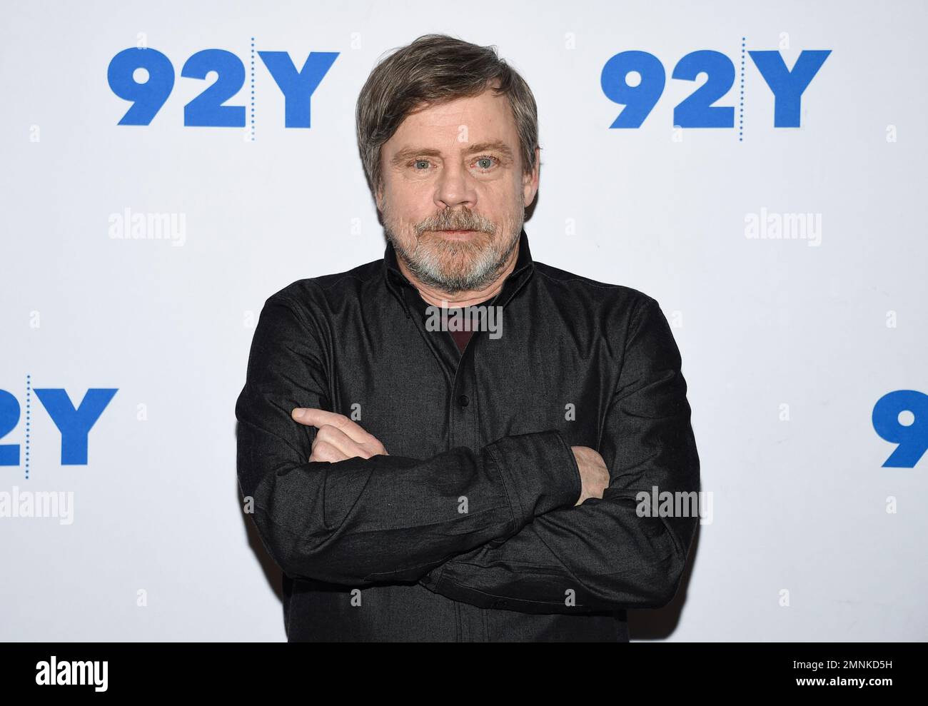 Actor Mark Hamill poses backstage before his talk with Frank Oz at 92Y ...