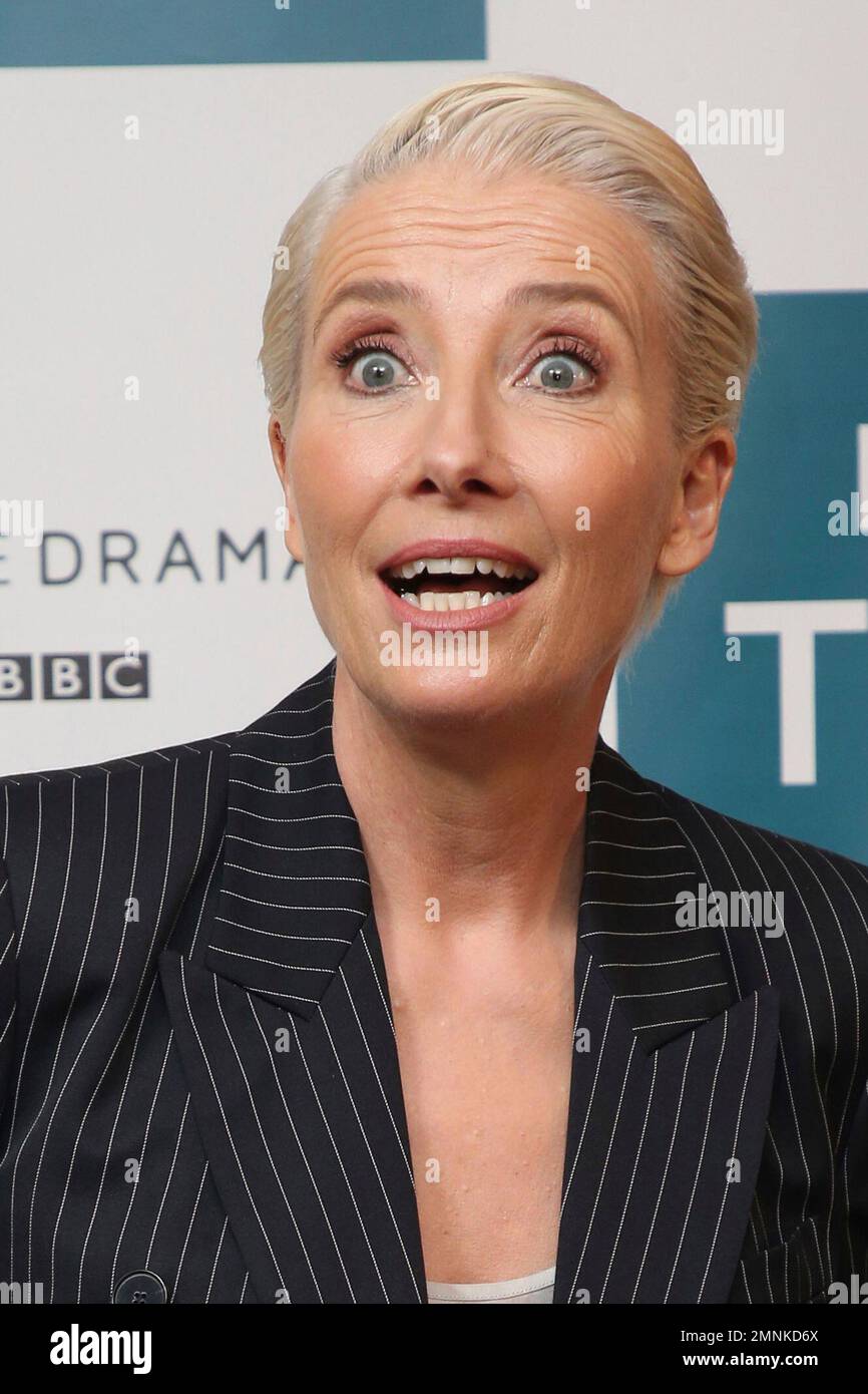 Emma Thompson poses for photographs at a screening of King Lear at the ...