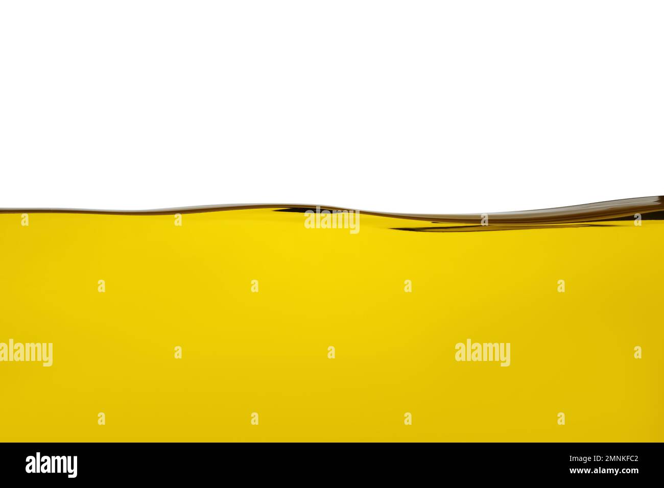 Cooking oil flow isolated on white. Color liquid Stock Photo - Alamy