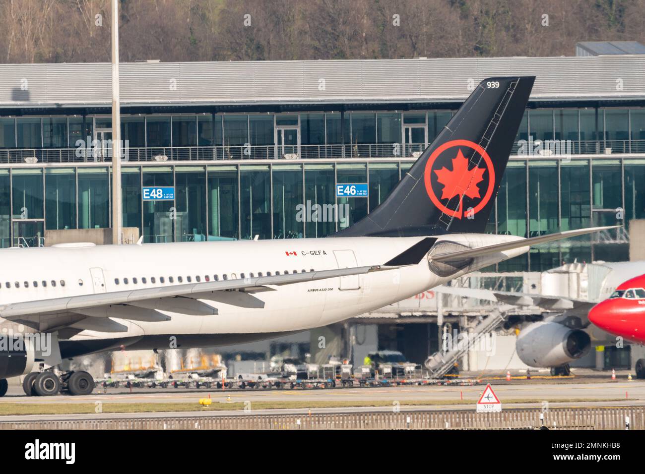 Zurich, Switzerland, January 19, 2023 Air Canada Airbus A330-343 ...