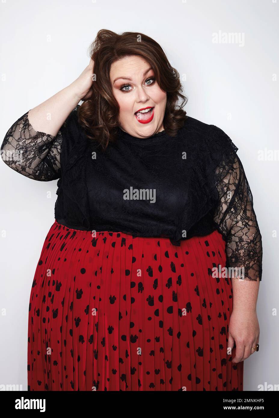 In this March 26, 2018 photo, actress Chrissy Metz, from the NBC series ...