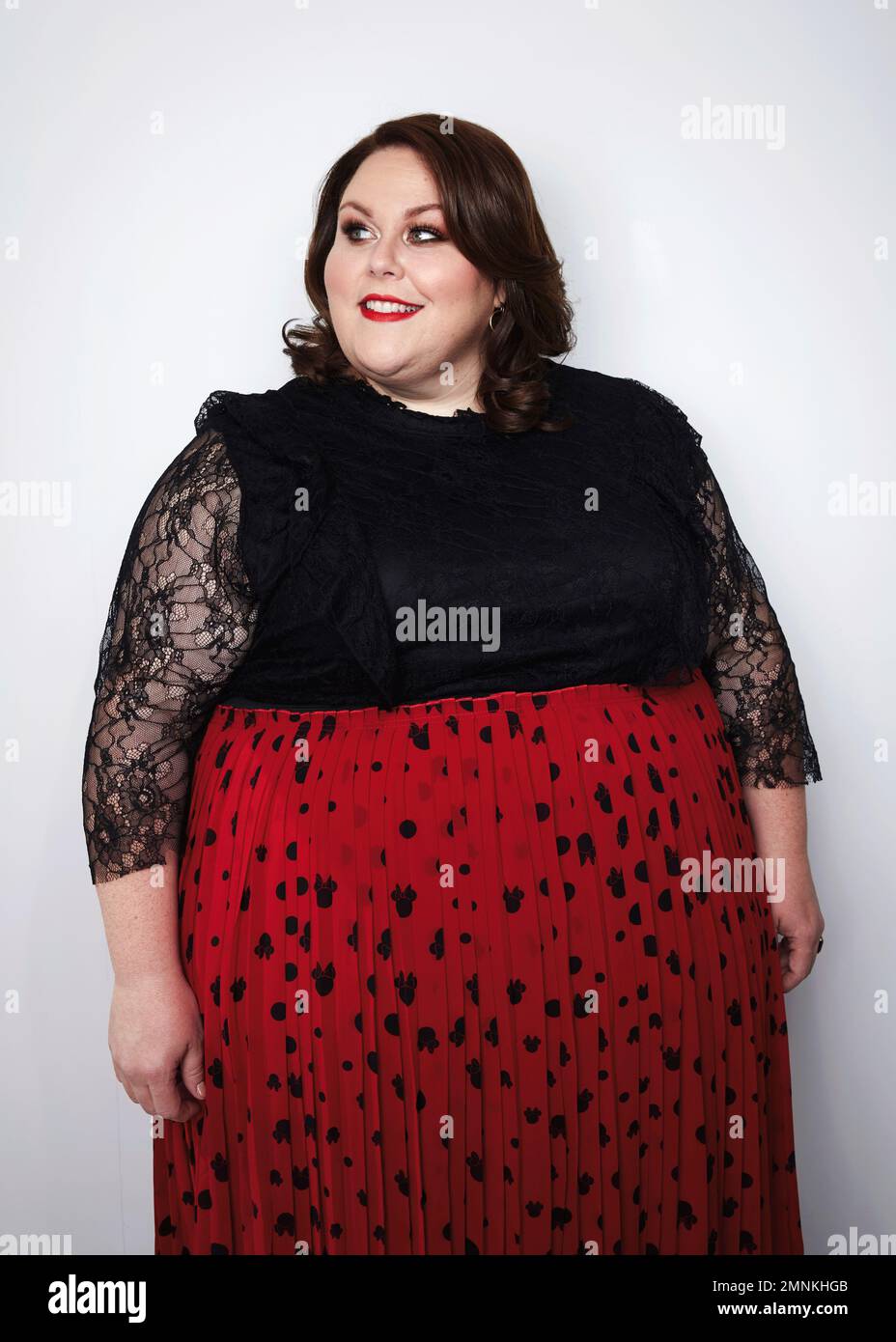 In this March 26, 2018 photo, actress Chrissy Metz, from the NBC series ...