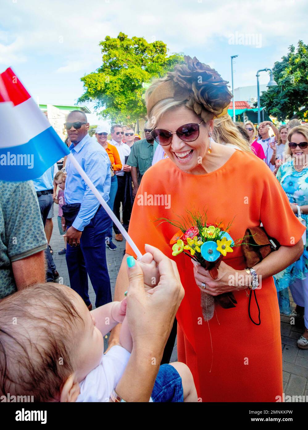 San Nicolas, Aruba. 30th Jan, 2023. Queen Maxima of The Netherlands at ...