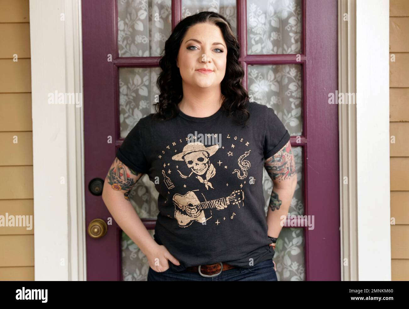 In this March 5, 2018, photo, country singer Ashley McBryde poses in ...