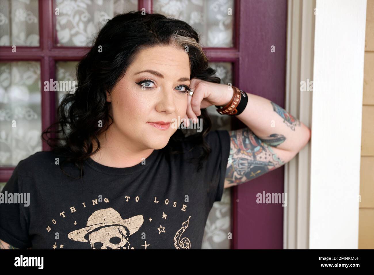 In this March 5, 2018, photo, country singer Ashley McBryde poses in ...