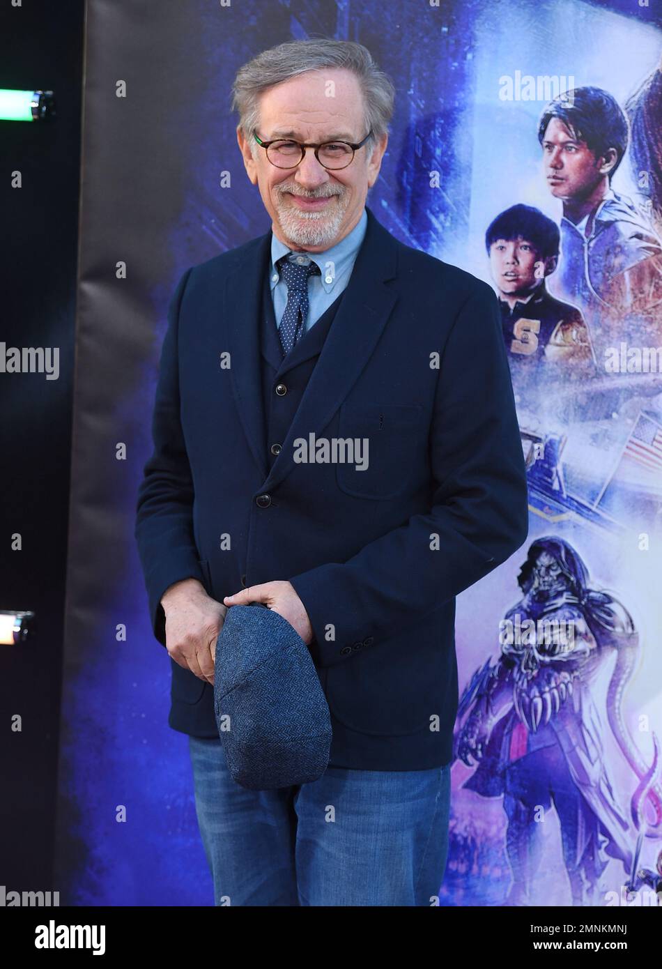 Steven Spielberg arrives at the world premiere of "Ready Player One" at ...