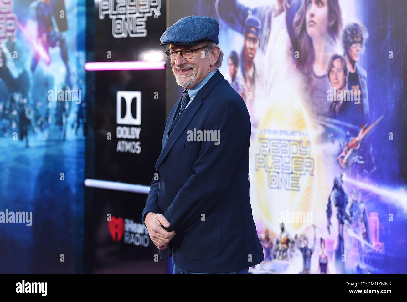 Steven Spielberg arrives at the world premiere of "Ready Player One" at ...