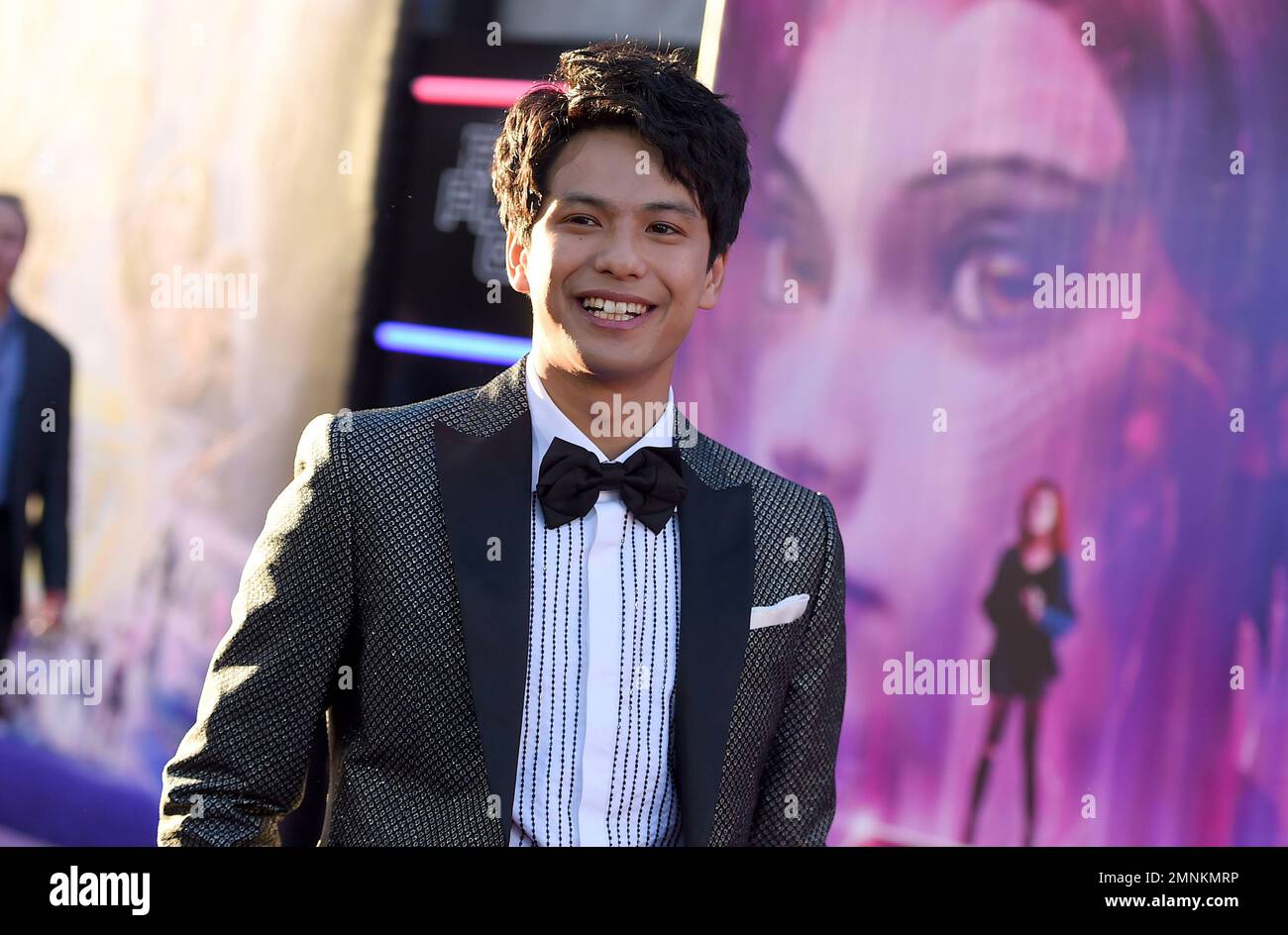 Win Morisaki arrives at the world premiere of "Ready Player One" at the ...