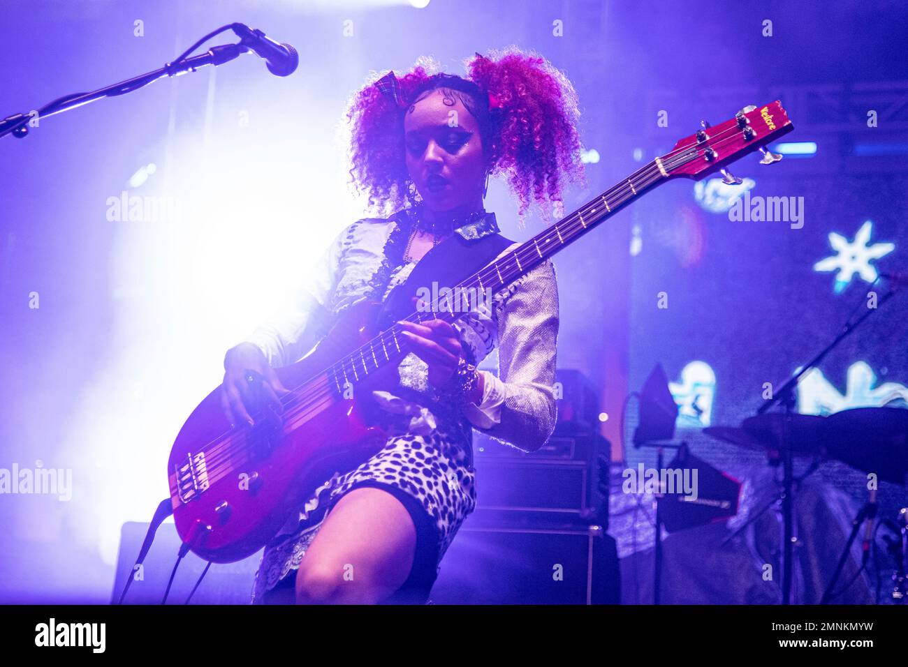 Georgia South of Nova Twins performs on board the Carnival Magic during ...