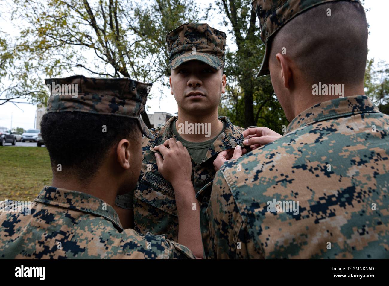 U.S. Marine Corps Lance Cpl. Miguel Barragan-Palma, with Chemical ...