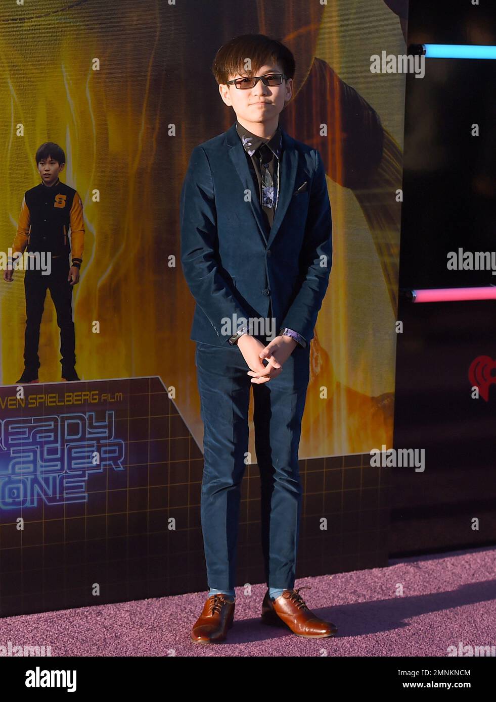 Philip Zhao arrives at the world premiere of "Ready Player One" at the ...