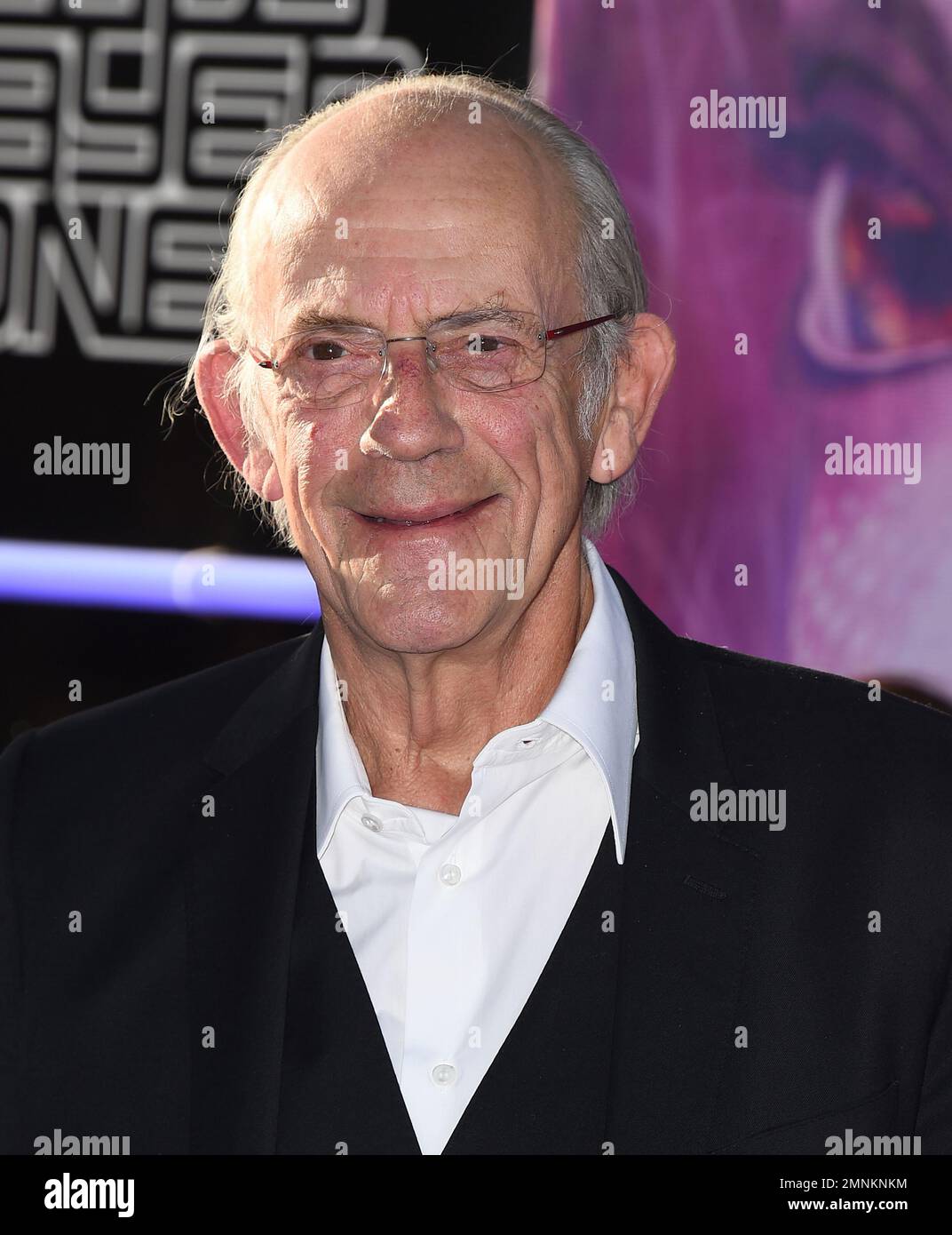 Christopher Lloyd arrives at the world premiere of "Ready Player One ...