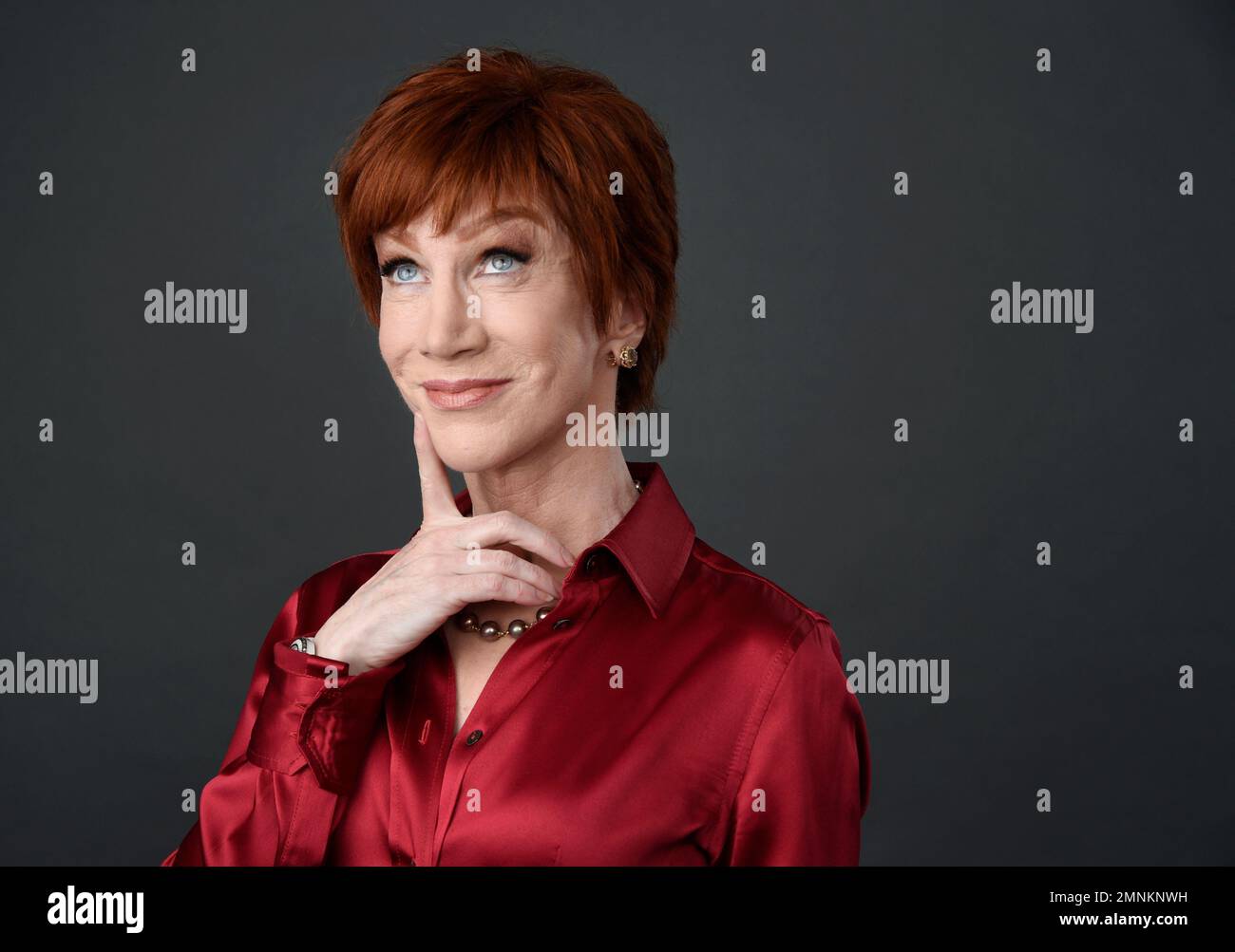 In this March 22, 2018 photo, comedian Kathy Griffin poses for a ...