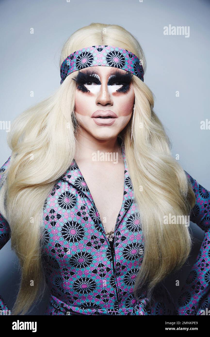 In this March 23, 2018 photo, Brian Firkus, better known as Trixie ...