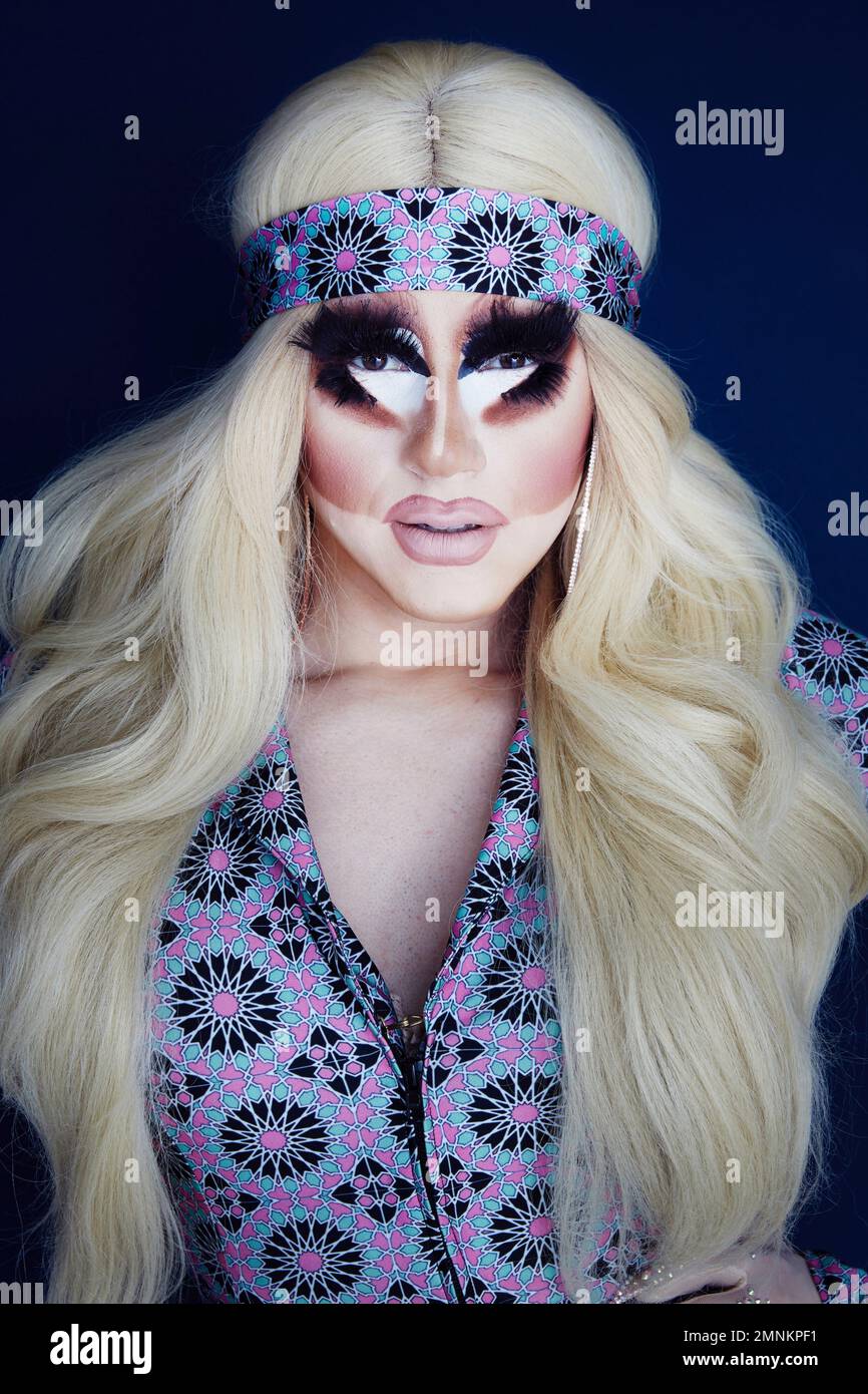 In this March 23, 2018 photo, Brian Firkus, better known as Trixie ...