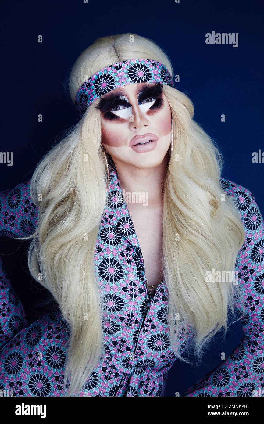 In this March 23, 2018 photo, Brian Firkus, better known as Trixie ...