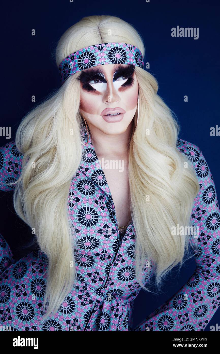 In this March 23, 2018 photo, Brian Firkus, better known as Trixie ...