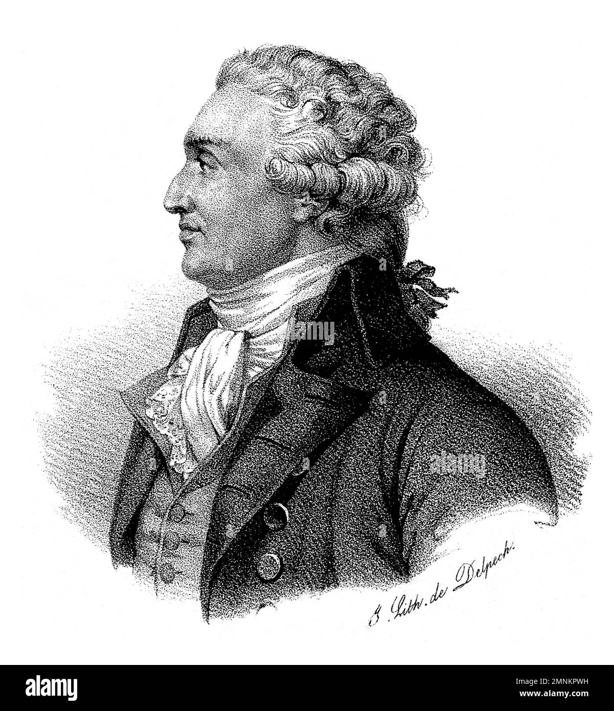 1794 ca. FRANCE : The celebrated french NICOLAS DE CONDORCET ( 1743 ...