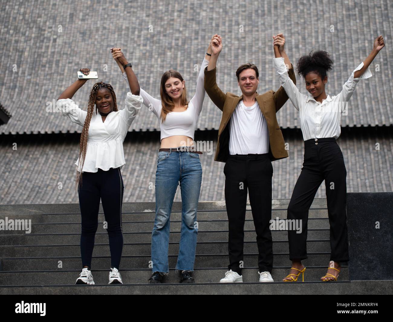 Businesswoman businessman male female group teamwork study student ...