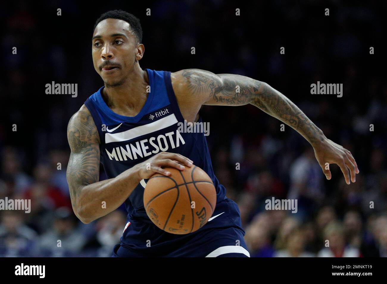 Minnesota Timberwolves' Jeff Teague in action during the first half of ...