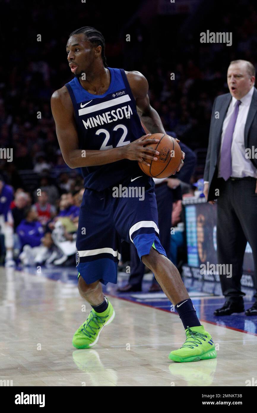 Minnesota Timberwolves' Andrew Wiggins in action during the first half ...