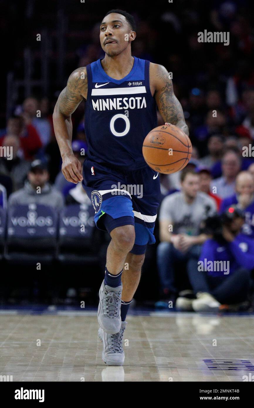 Minnesota Timberwolves' Jeff Teague in action during the first half of ...