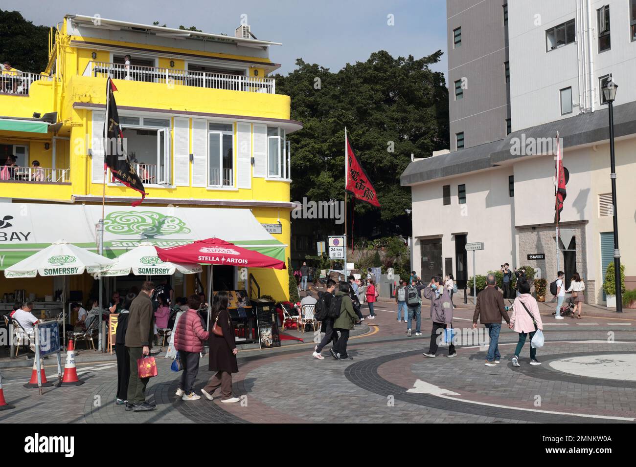 View of Stanley Main Street, south side of Hong Kong Island 23 January ...