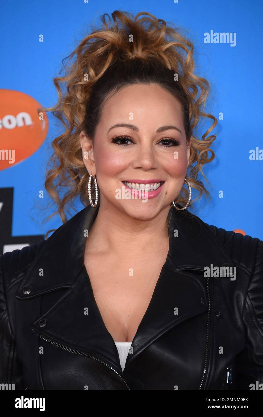 Mariah Carey arrives at the Kids' Choice Awards at The Forum on ...