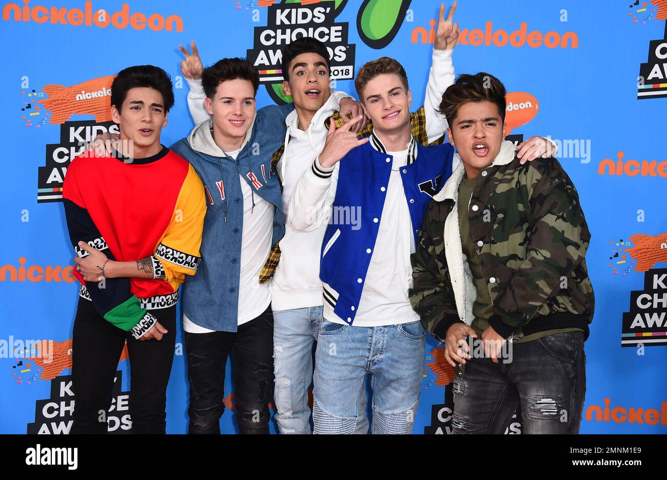 Chance Perez, from left, Michael Conor, Drew Ramos, Brady Tutton, and ...